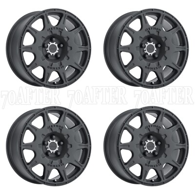 (4X) Method MR502 RALLY Wheels [16x7|5x114.3|ET:15|CB:67.1] Matte Black ...