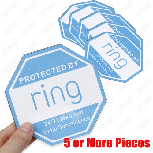 Ring Doorbell Sticker Video Security Camera Sign Sticker Door Outdoor ...