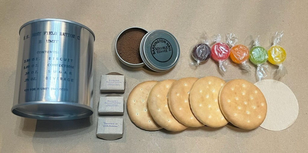 Early War Fully Edible WWII C Ration B Unit - Historically Accurate | eBay