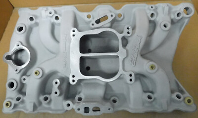 Edelbrock 3711 Olds 307, 350, 403 Perfromer Intake, Dual Plane, Dual ...