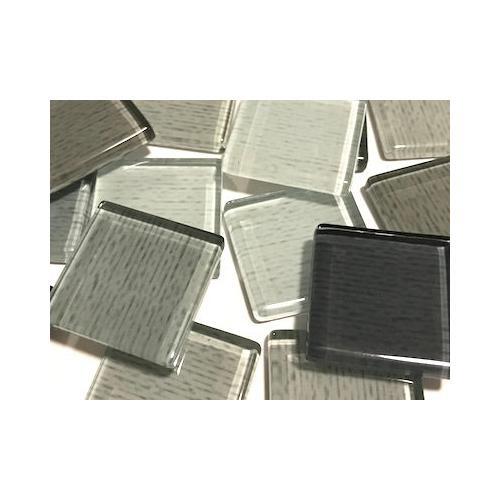 Grey Fine Textured Glass Tiles 2.5cm (HM) Mosaic Tiles Art Craft | eBay