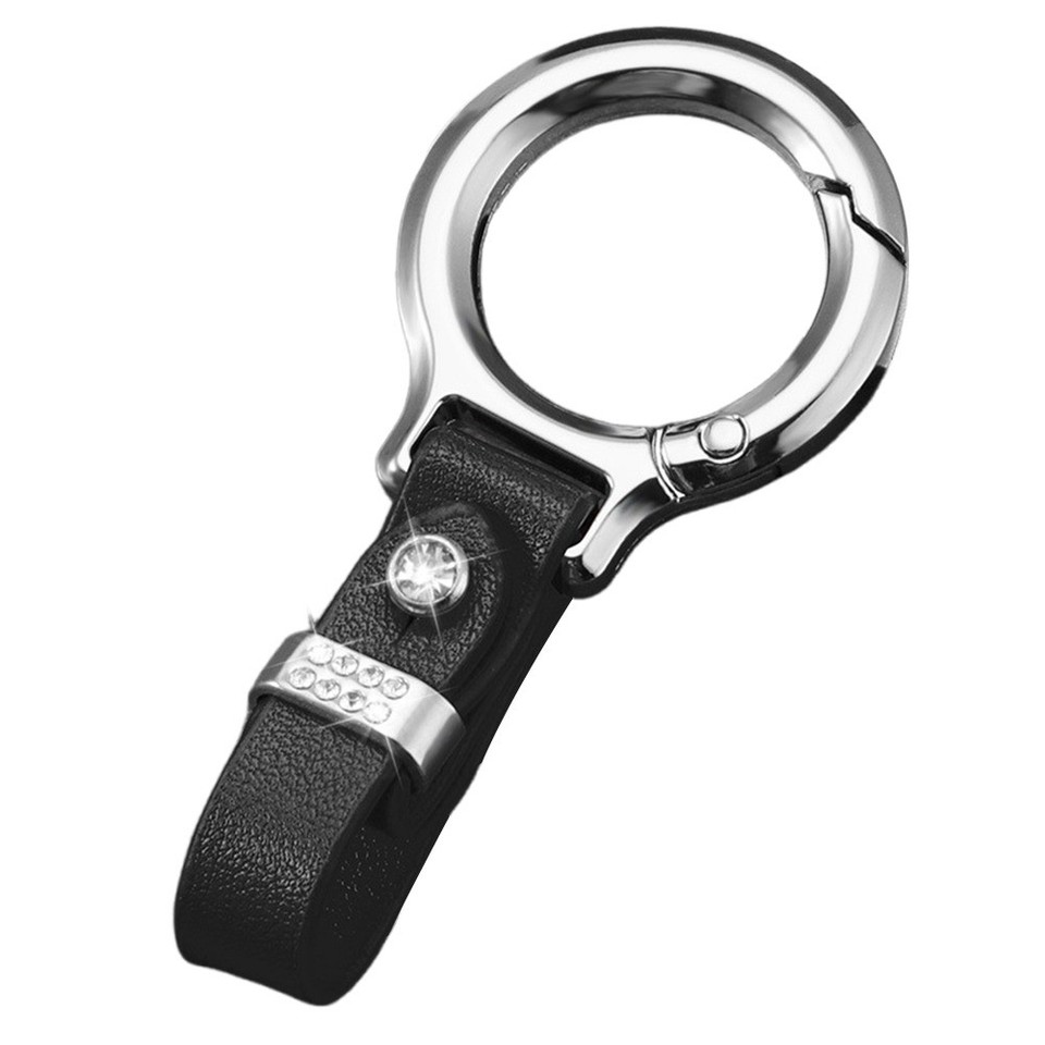 Carabiner Men Key Rings Leather Anti Loss Key Pendant Outdoor Tool ...