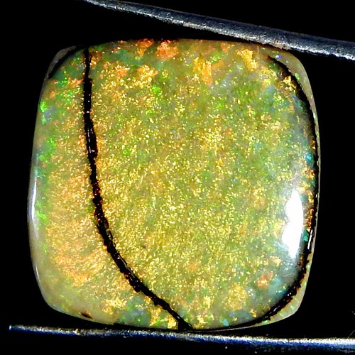 7.75Cts100%Natural Multi Monarch Fire Opal Cushion Cabochon loose ...