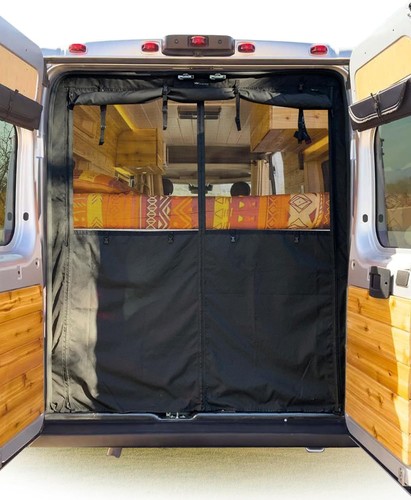 Magnetic Van Bug Screen For Ram Promaster 15-25 High Roof Rear Door ...