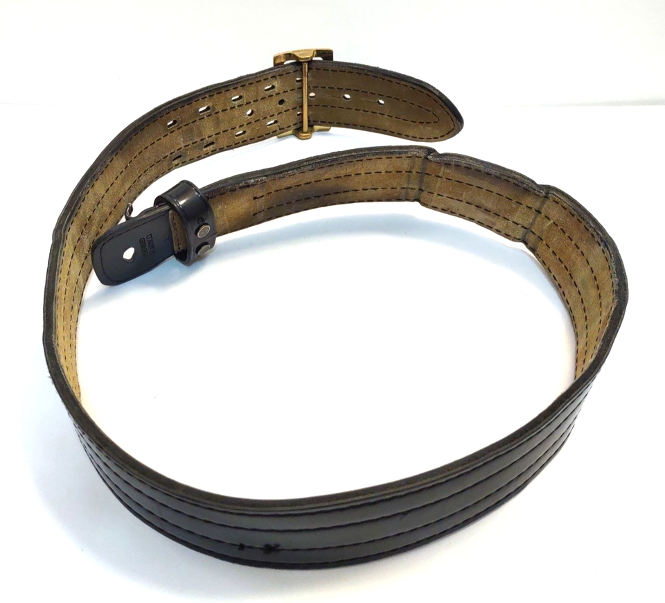 Safariland MDL 87 Police Security Duty Belt Black Gloss MDL87 Size 38 ...
