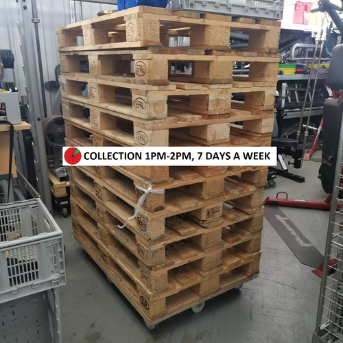 10x EPAL Euro Pallet 1200 x 800mm Large Load Capacity Heavy Duty Wooden ...