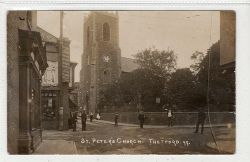 ST. PETER'S CHURCH, THETFORD: Norfolk postcard (C48109) | eBay