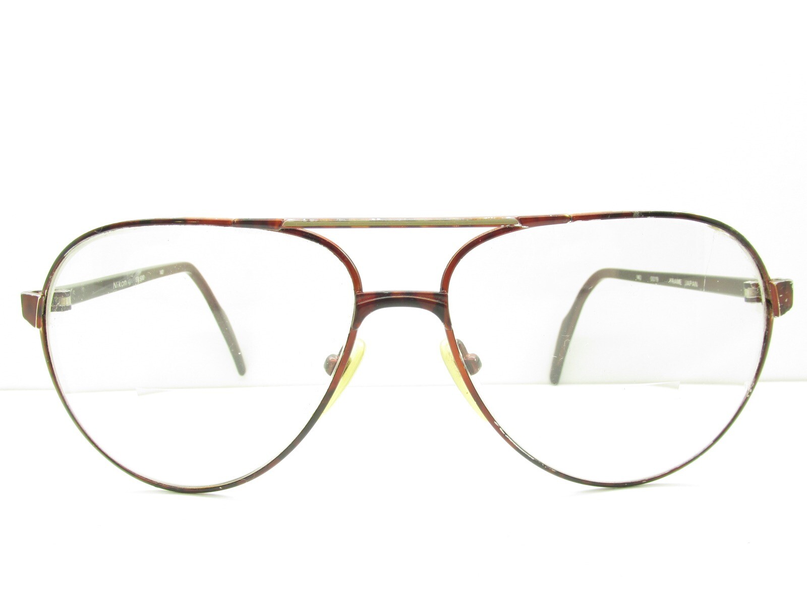 NIKON EB 500 0019 ROUND AVIATOR EYEGLASSES FRAMES eyewear japan 62-15 ...