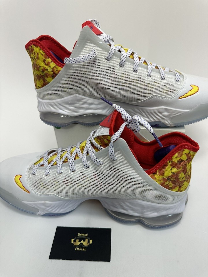 Nike LeBron 19 Low Flintstone Fruity Pebbles Basketball Mens Size 14 ...