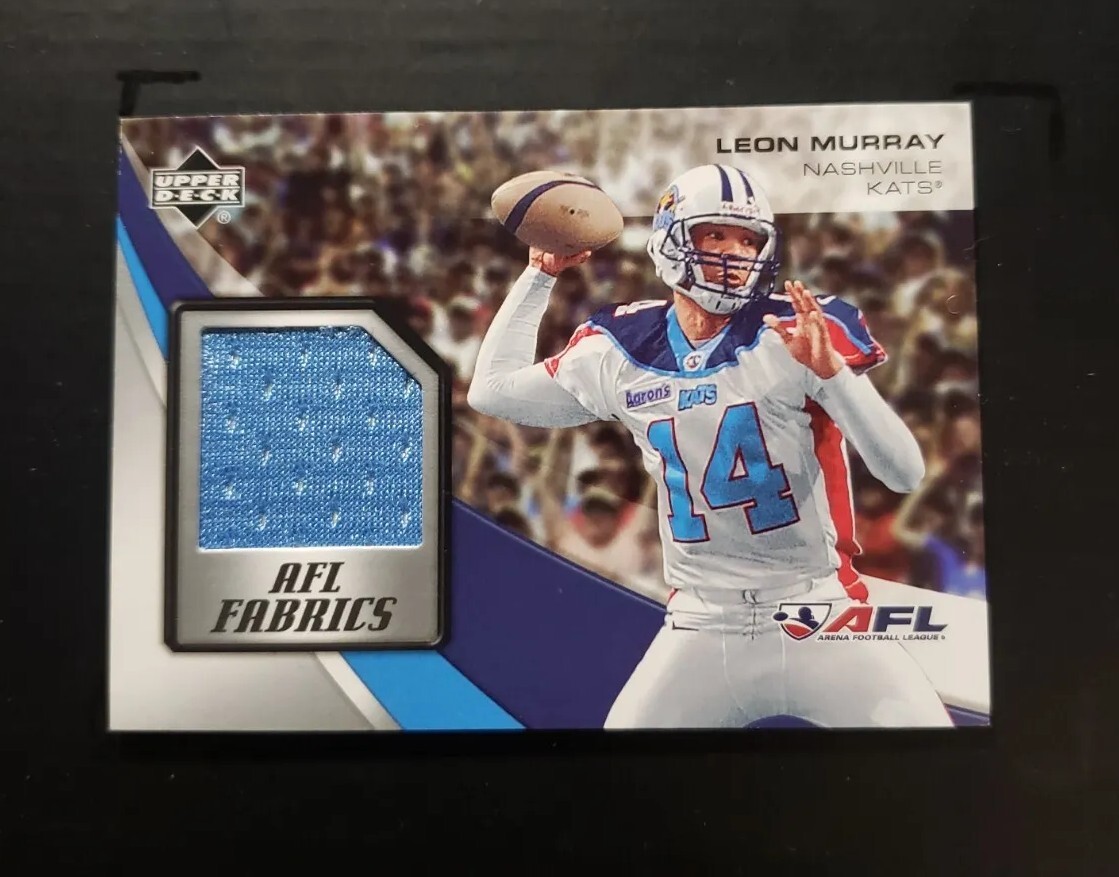 2006 Upperdeck #FA-UM Leon Murray AFL Fabric Patch Card. | eBay