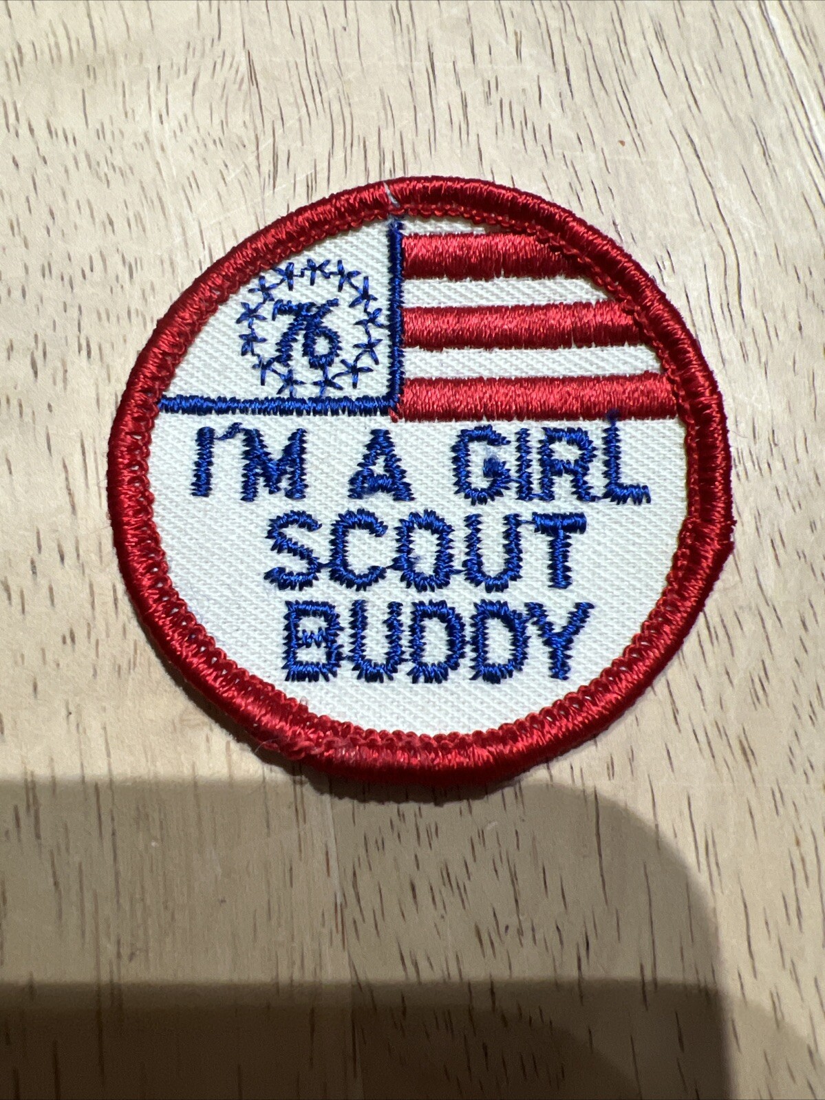 Vintage 1976 GSA Girl Scouts of America I’m a Girl Scout buddy patch | eBay