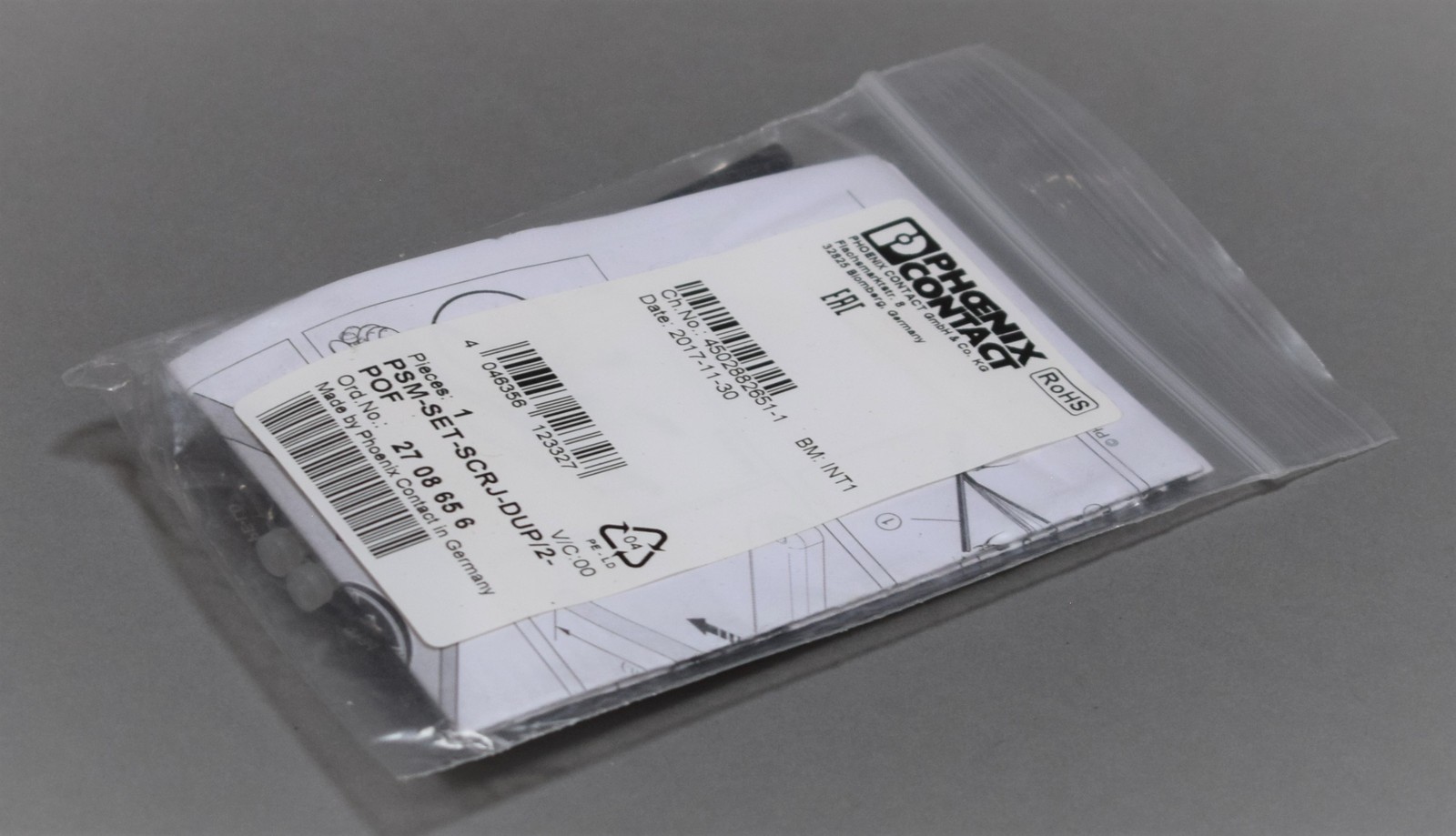 New PHOENIX CONTACT Psm-set-scrj-dup/2-pof 2708656 [24 Months Warranty ...