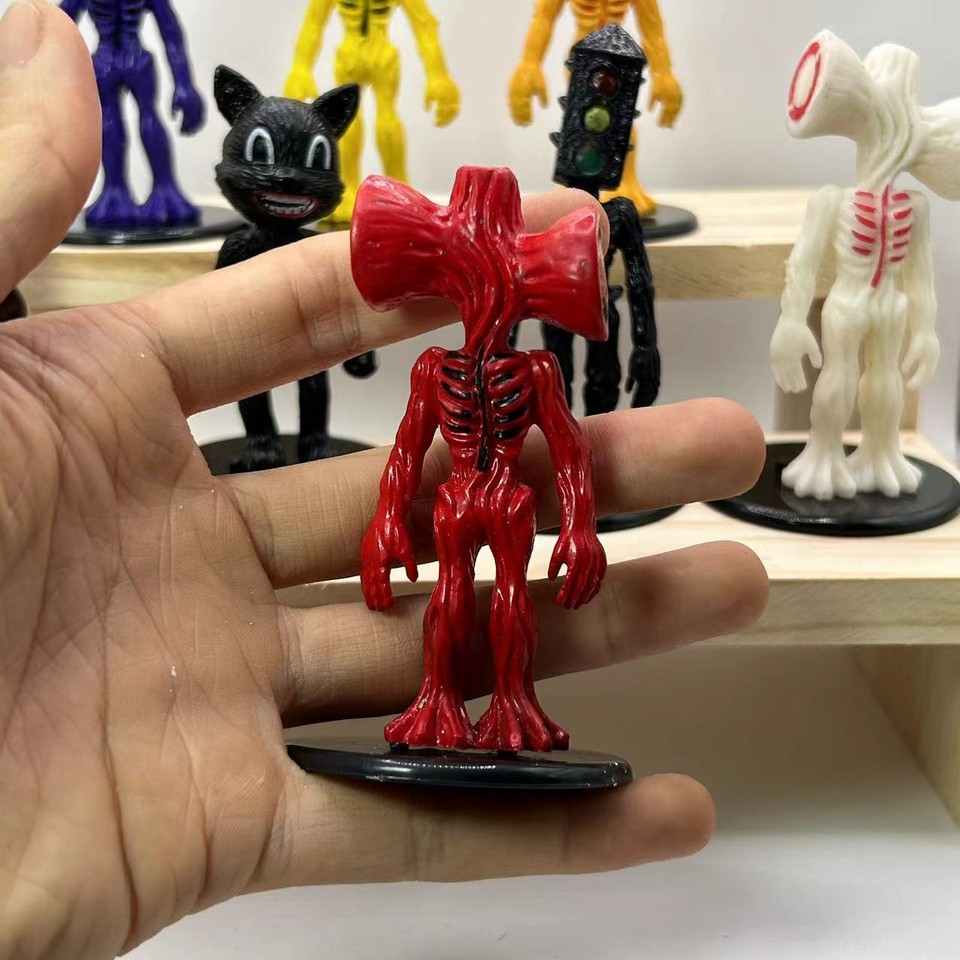 8PCS Siren Head Toys Action Figure Sirenhead Figure Horror Model Doll ...