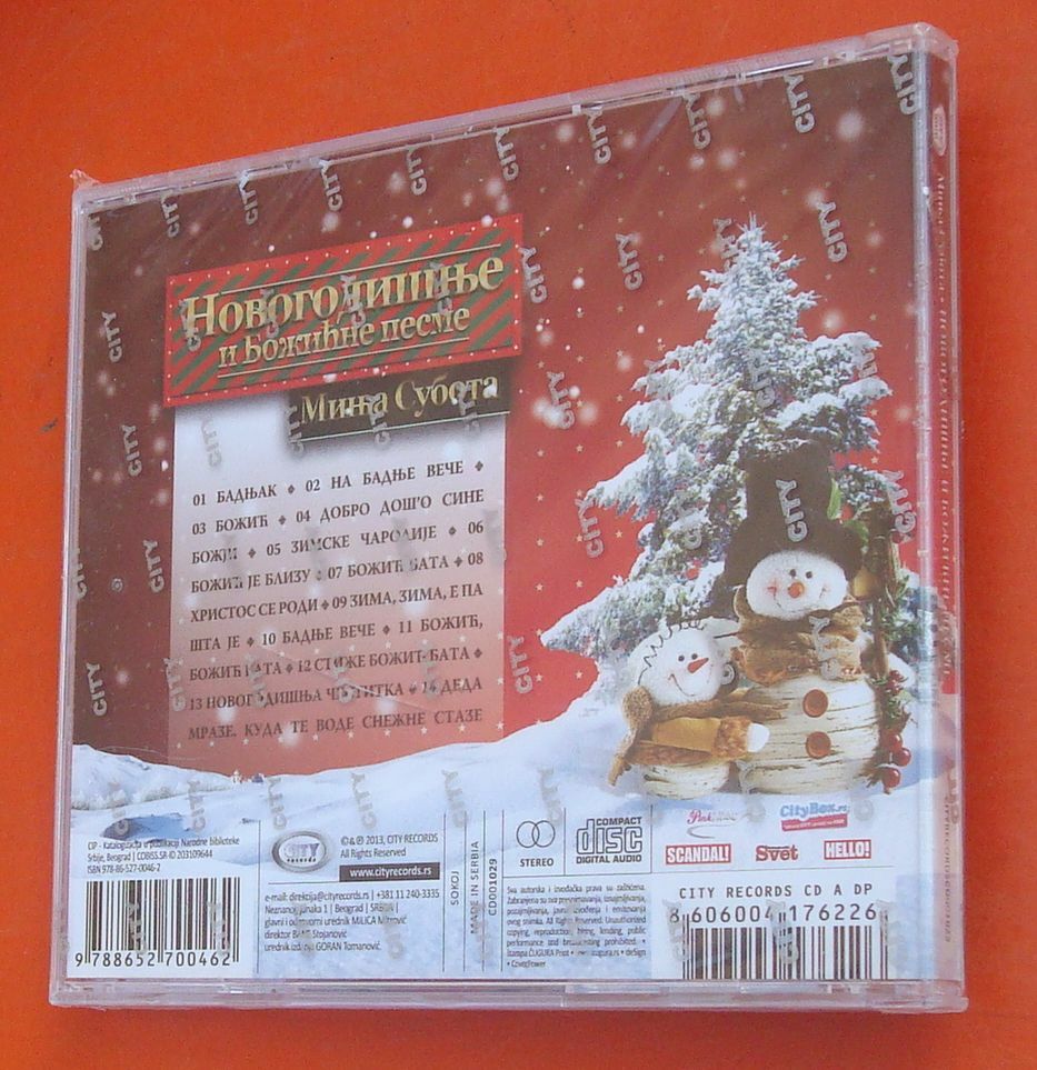 Minja Subota Novogodisnje I BOZICNE Pesme 2014 Serbia for sale online ...