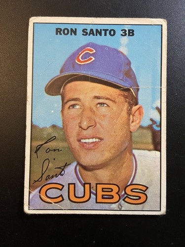 1967 Topps Ron Santo #70 Cubs HOF Baseball (creases) | eBay