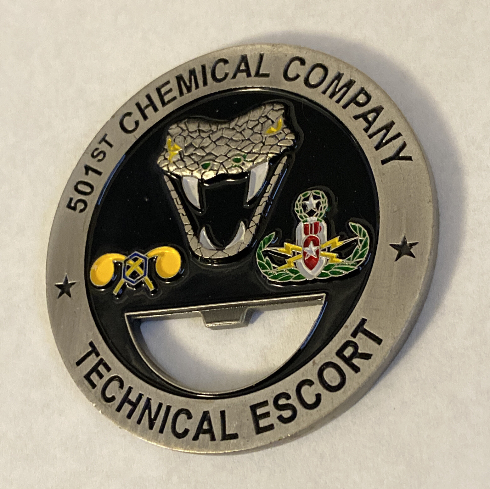 501st Chemical Company Technical Escorts Commander's Challenge Coin R1 ...