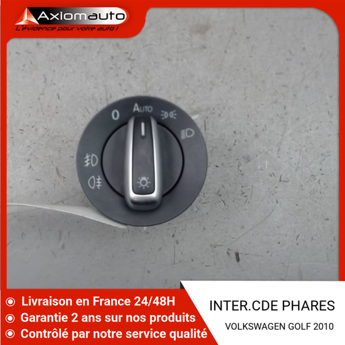 🇫🇷 INTERIEUR COMMANDE PHARES VOLKSWAGEN GOLF VI (1K) 2008-2013 ♻️ | eBay