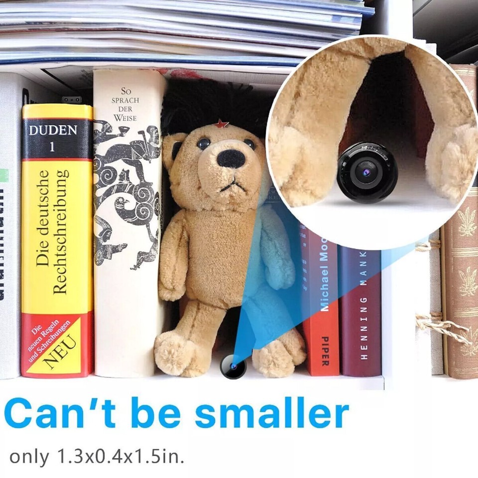 Mini Micro HD 1080P Camera Audio Video Recording Night Vision 1080P ...