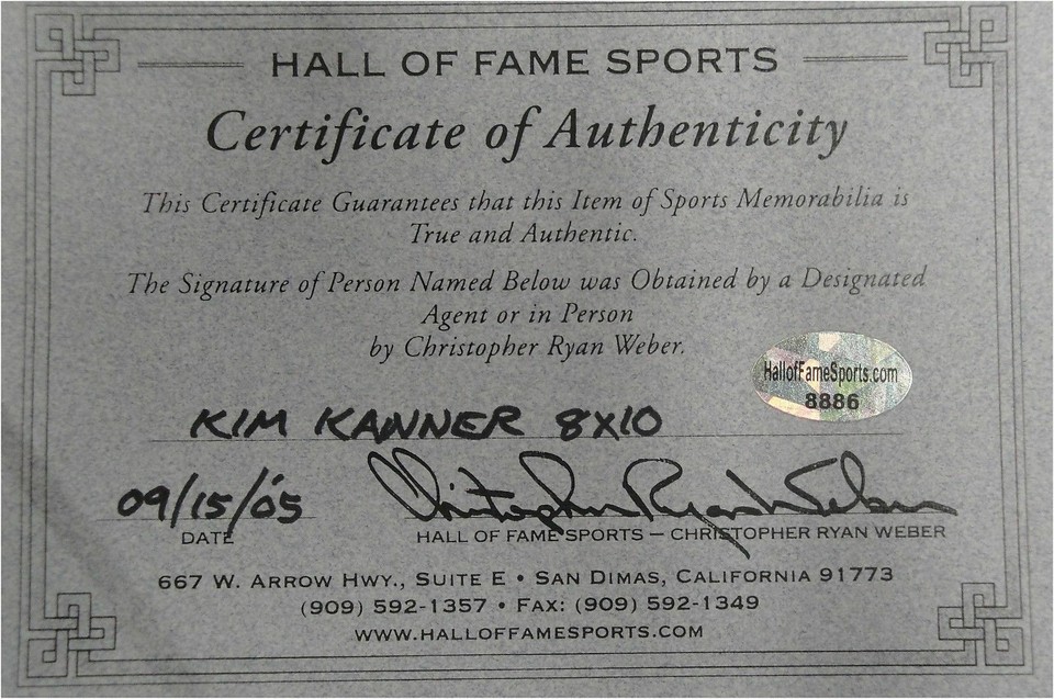 Kim Kanner Hand Signed Autographed 8x10 Photo Sexy In Bikini/Boots ...