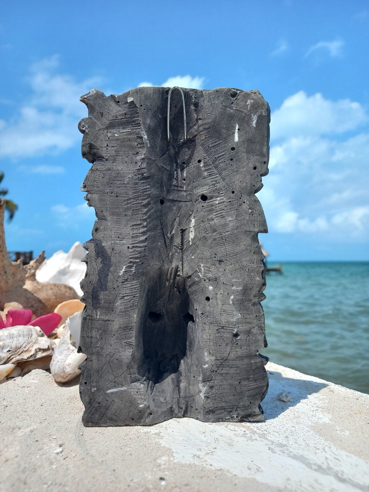 Handcrafted Mayan Goddess Ixchel Clay Wall Mask: Mystical Art from ...