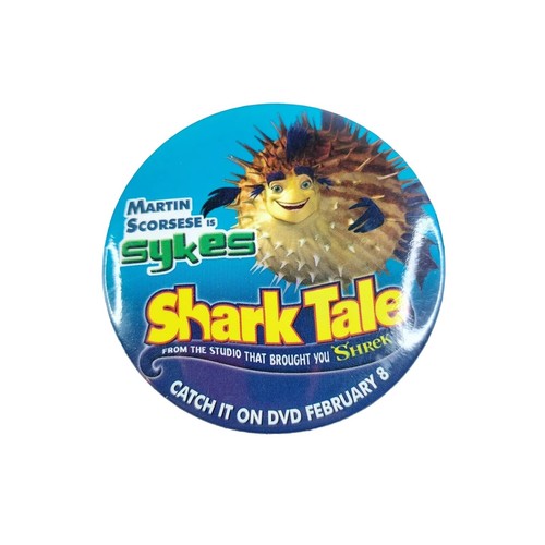 Shark Tale Pinback Button Puffer Fish DVD Movie Promo Pin | eBay
