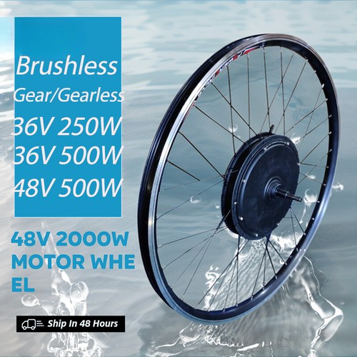 36V 48V 250W/500W/2000W Front/Rear Wheel Hub Motor Electric Bike ...