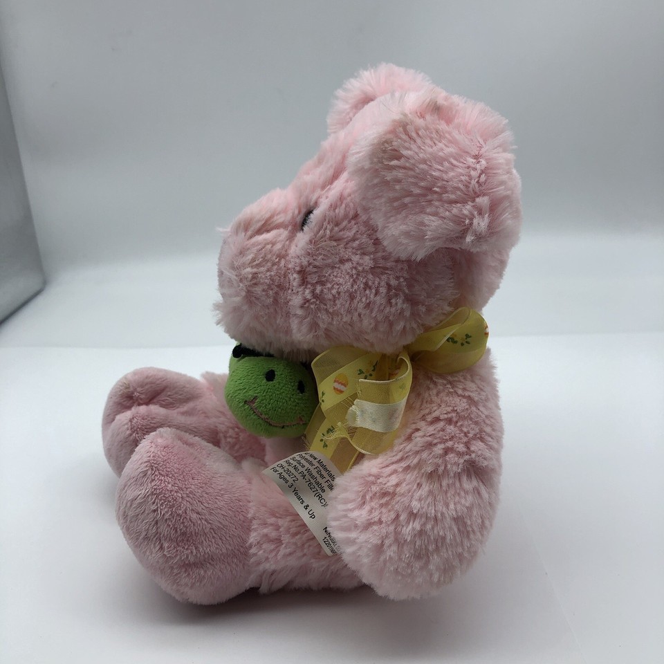 Hug Fun International Pink Pig with Catapillar Plush Super Soft Stuffed ...