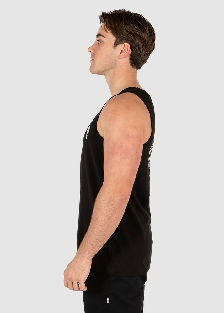 UNIT RIDERS MENS SINGLET TANK SURGE BLACK SKATE MX MOTORCROSS STYLED ...