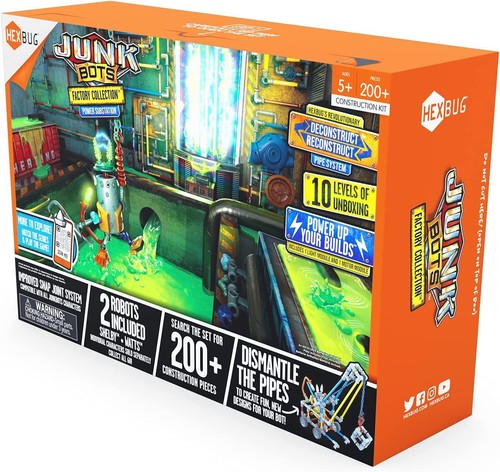 HEXBUG JUNKBOTS Small Factory Habitat Power Sub station, Surprise Toy ...
