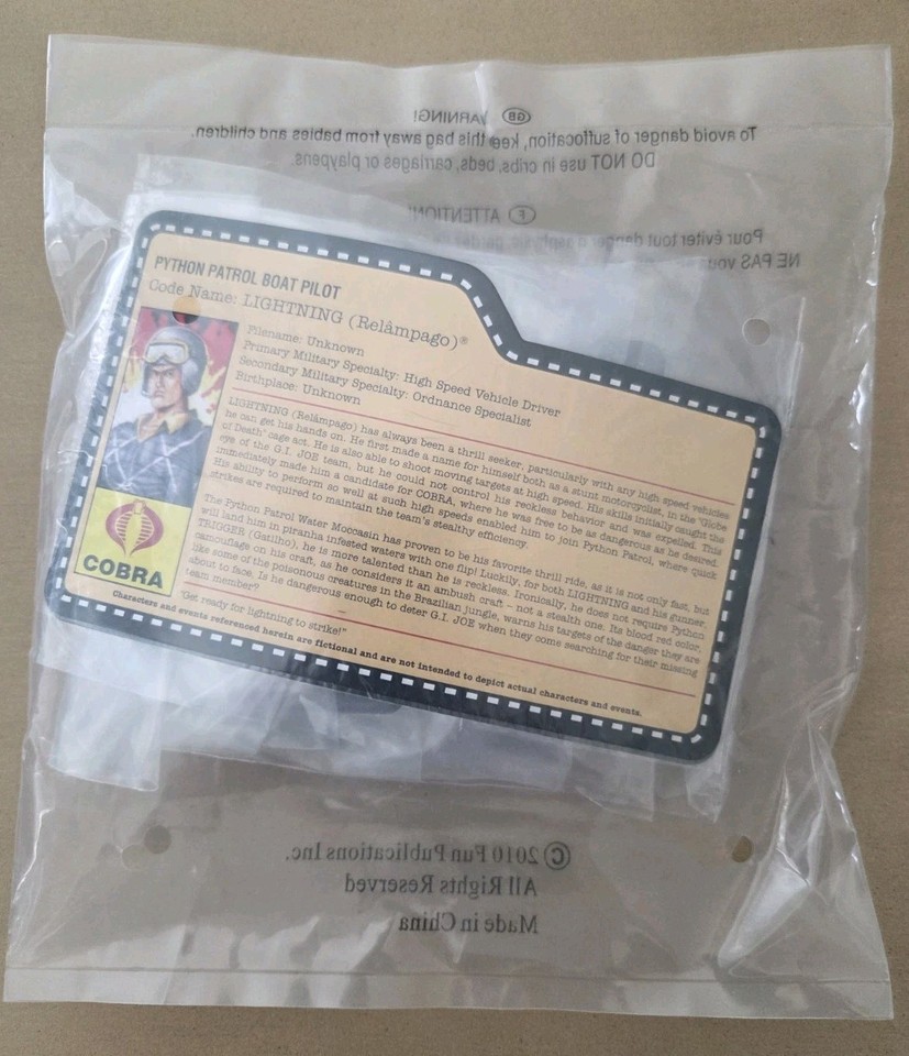 2011 GI Joe Convention Exclusive Python Patrol Trigger Lightening 2 ...