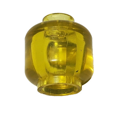 Lego Minifigure Head 3626B 30011B Plain Blocked Open Stud Translucent ...