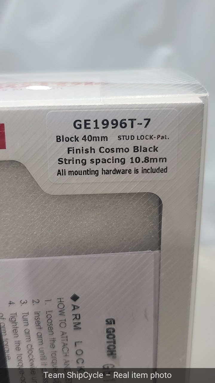 U20941 Gotoh GE1996T7 String Floyd Rose LEFTY Tremolo Bridge 40mm COSM ...