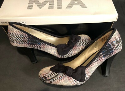 Mia Franny Gray/Mauve Pump, size 8.5 — Very Good Condition | eBay