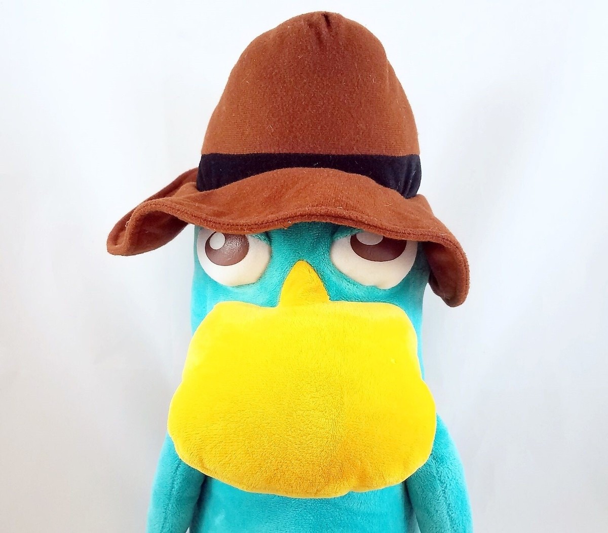 Disney Phineas Ferb Perry Platypus Agent P Soft Plush Toy Transform