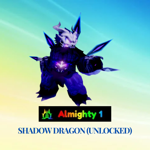 Anime Defenders - (ALMIGHTY) SHADOW DRAGON (UNLOCKED) - ROBLOX | eBay