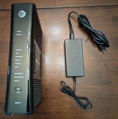 AT&T U-Verse Pace 5268AC FXN Gateway Internet Wireless Modem Router w ...