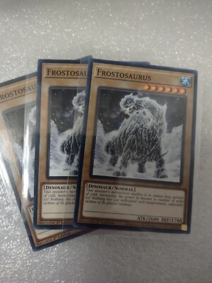 Yugioh! 3x Frostosaurus Led9 1st Edition | eBay