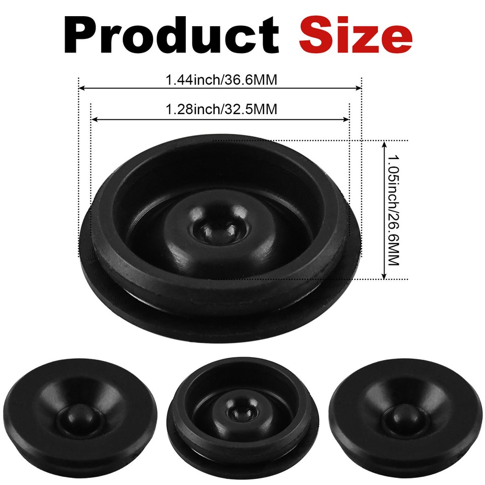 4PCS Trailer Axle Grease Cover Trailer Wheel Hub Bearing Dust Cover Set ...