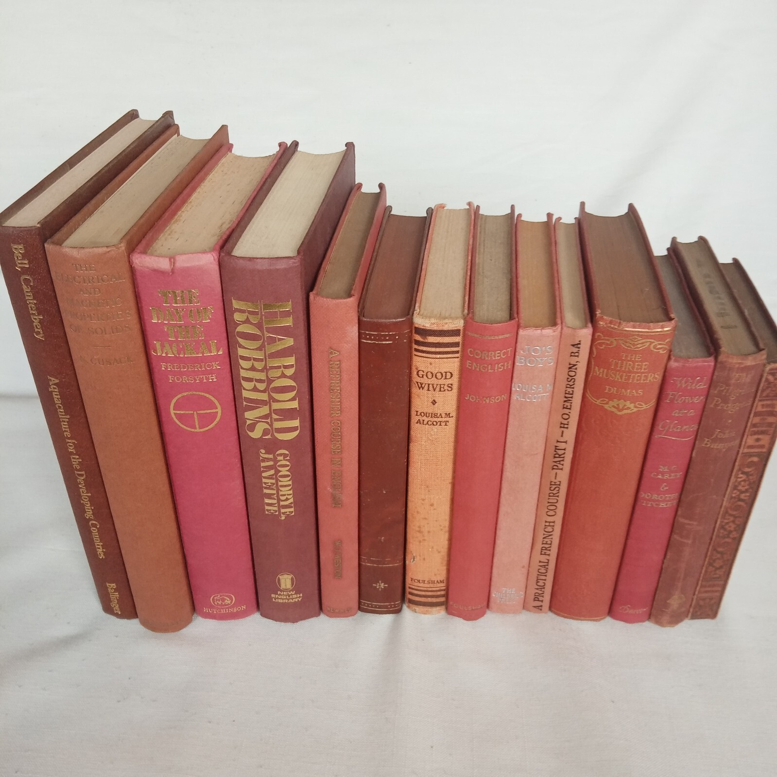 Vintage Hardback Books For Decoration Interior Design Display Shelf ...