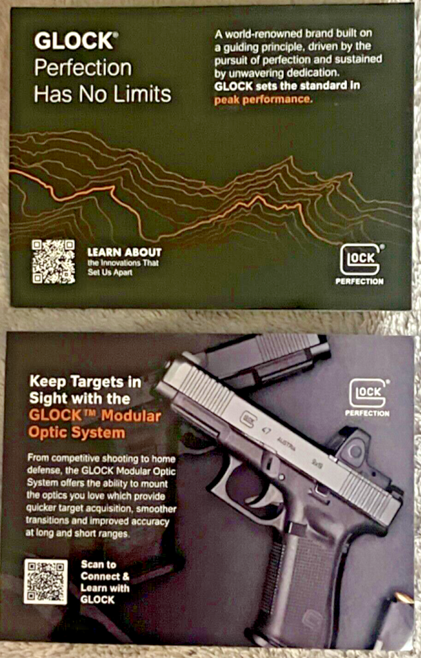 ‼️ NEW LOW PRICE ‼️ Lot Of 2 GLOCK Patches - New In Original GLOCK ...