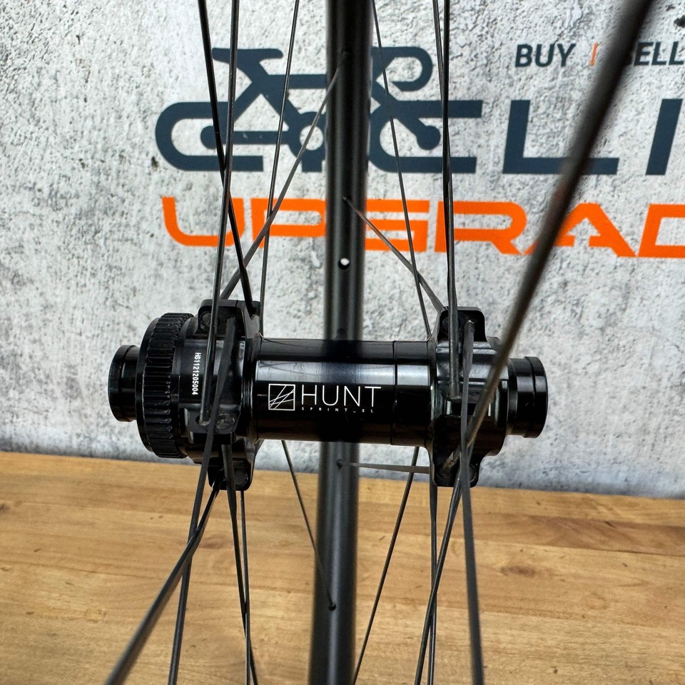 Hunt 44 Aerodynamicist Carbon Disc Brake Tubeless Bike Wheelset 700c ...