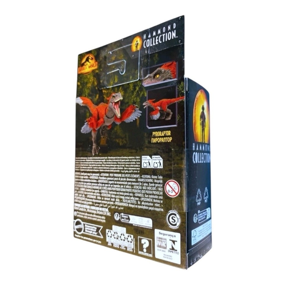 Jurassic World Hammond Collection Pyroraptor Dinosaur Figure Mattel NEW ...