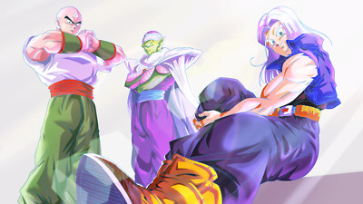 Anime dragon ball z tien shinhan piccolo future trunks Playmat Gaming ...