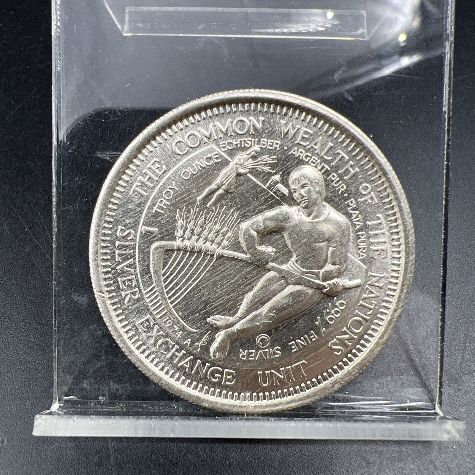 Common Wealth of The Nations Silver Exchange Unit 1 oz .999 Silver ...