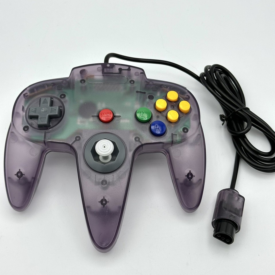 NEW Nintendo 64 N64 Limited Clear Atomic Purple Custom Console Bundle ...