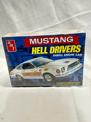 Mustang Hell Drivers Show Car Vintage Model Kit By AMT 1/25th Scale | eBay