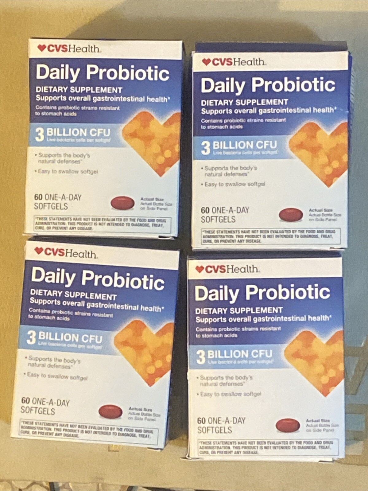 Lot Of 4-Daily Probiotic 3 Billion CFU 60 Softgels ea-Exp 12/24 | eBay