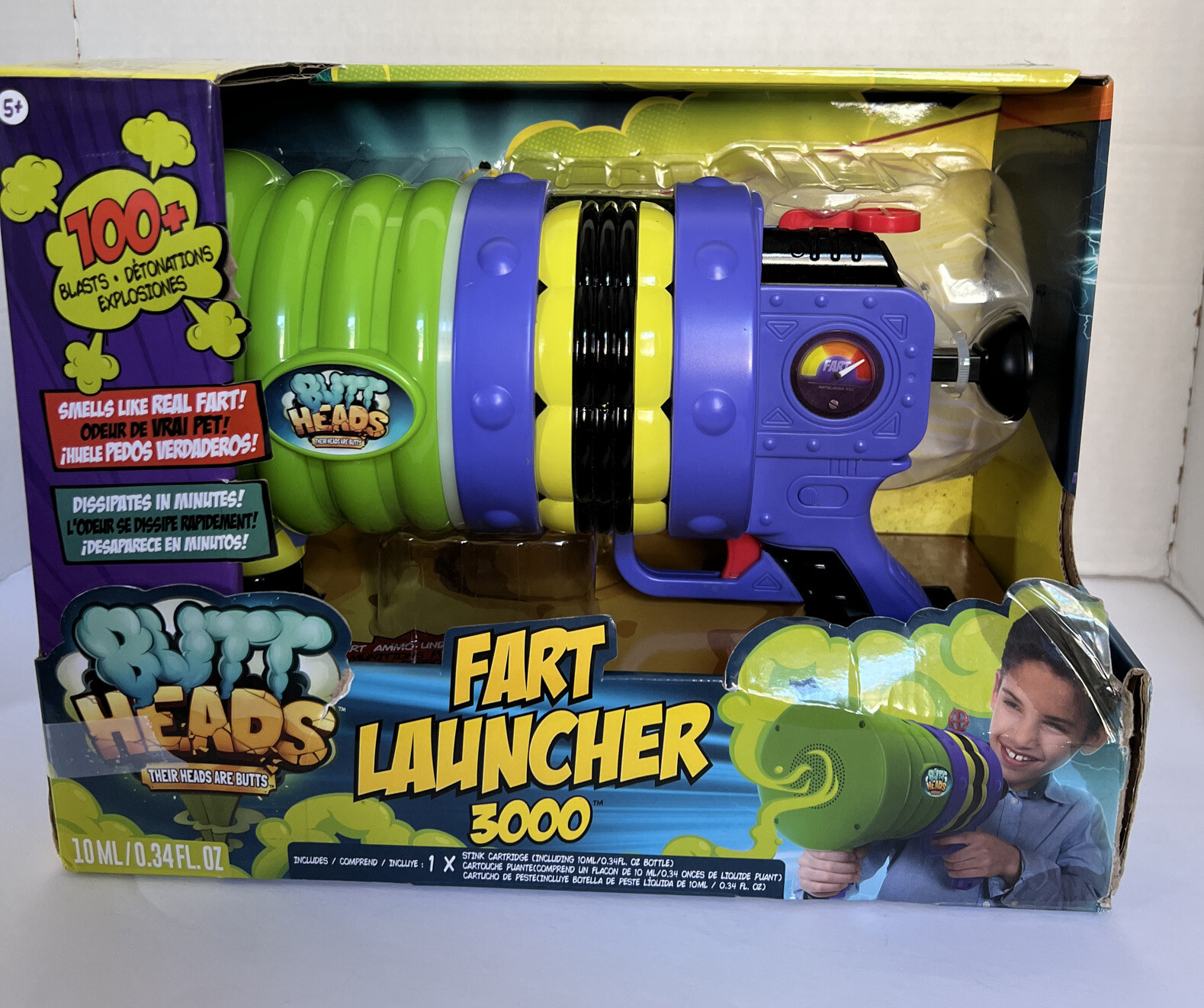 WowWee 4188 Buttheads Fart Launcher 3000 Toygun - Green for sale online ...