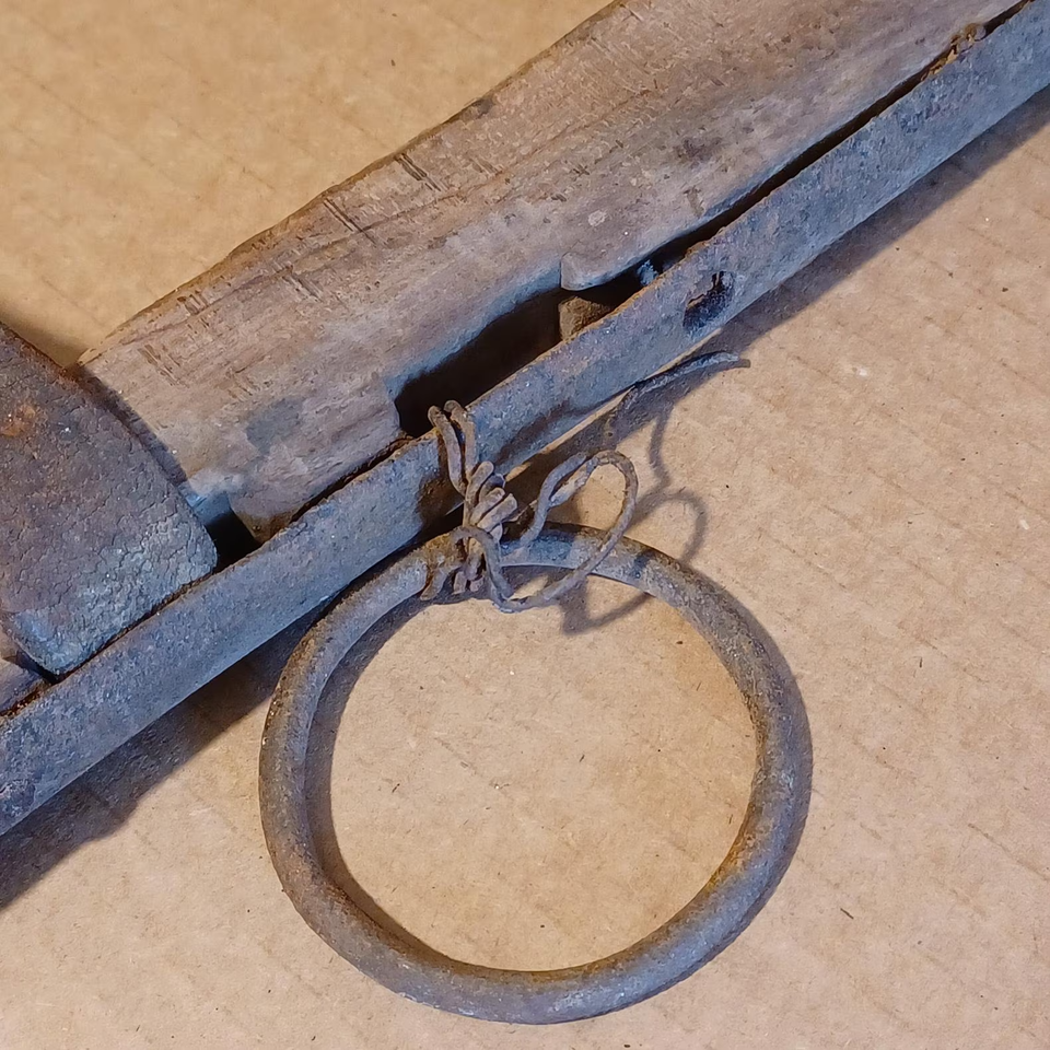 Antique Horse Hames Set with Chain and Leather Strap | Primitive Farm ...