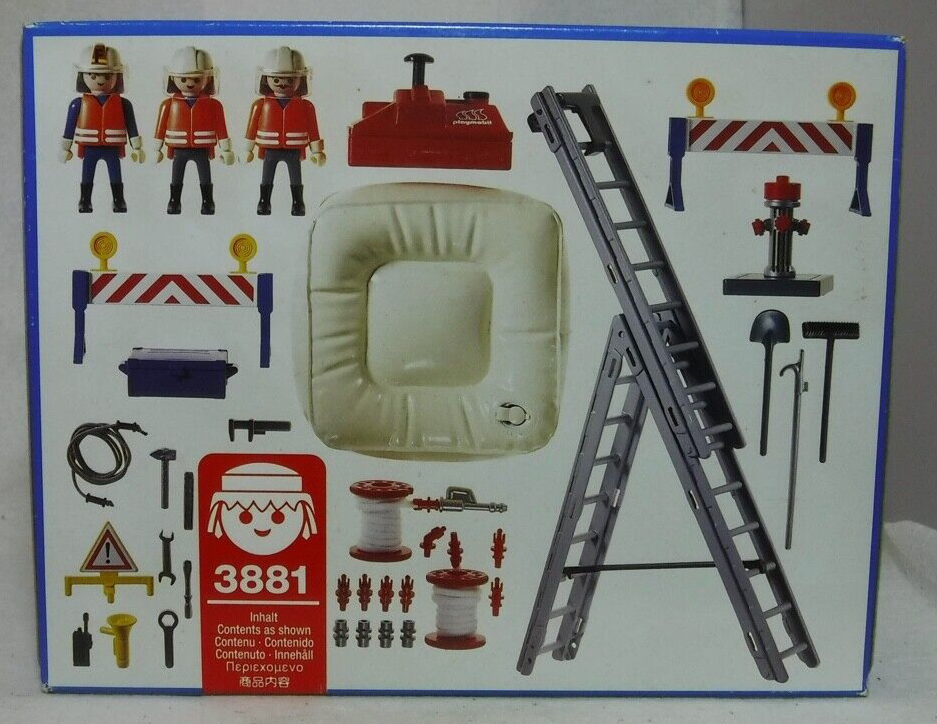 Playmobil Fire & Rescue 3881 Rescue Jump Team from 1996 NISB | eBay